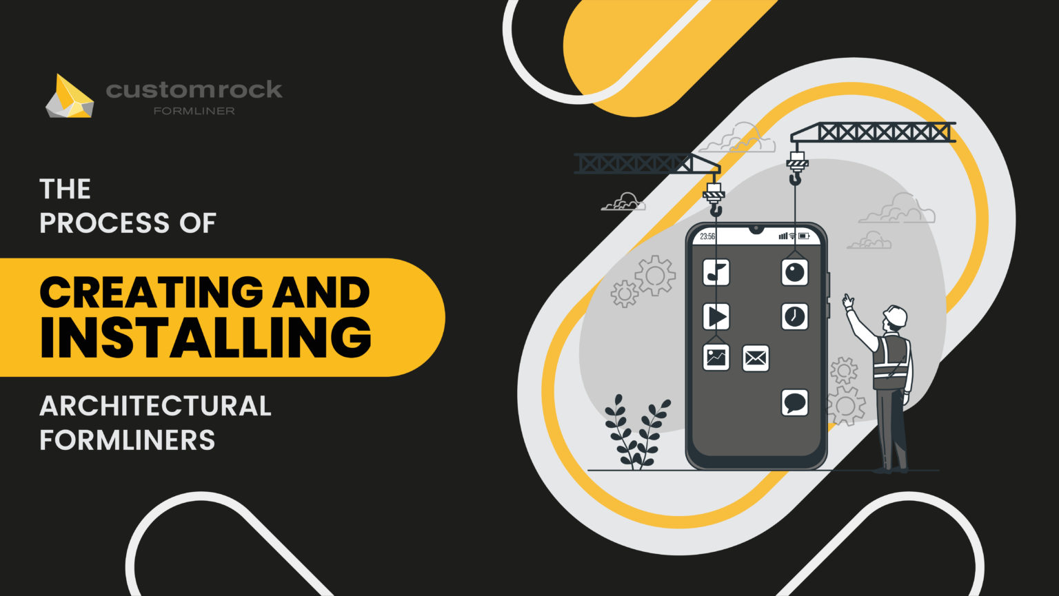 The process of creating and installing architectural formliners